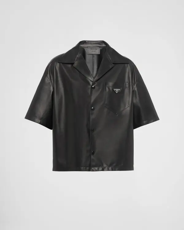 Prada Nappa Leather Shirt