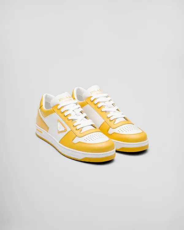 Prada Downtown Leather Sneakers