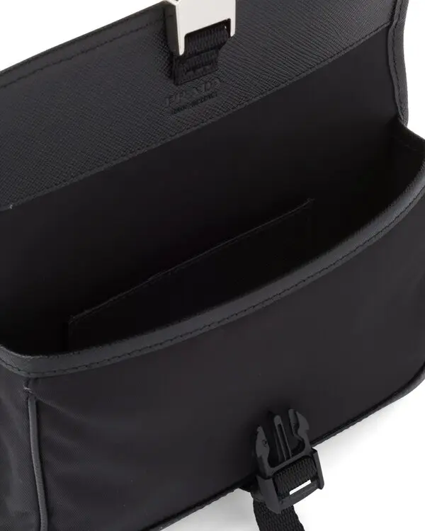 Prada Re-nylon And Saffiano Leather Smartphone Case