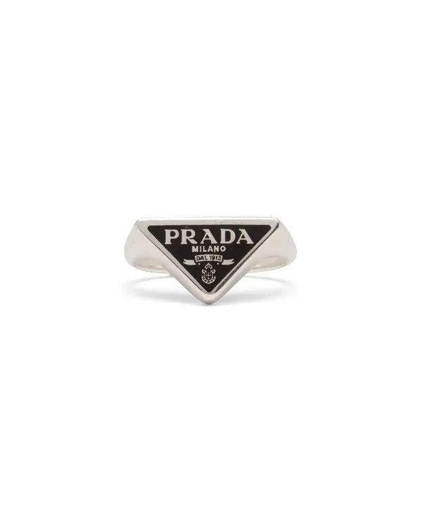 Prada Symbol Ring - Black