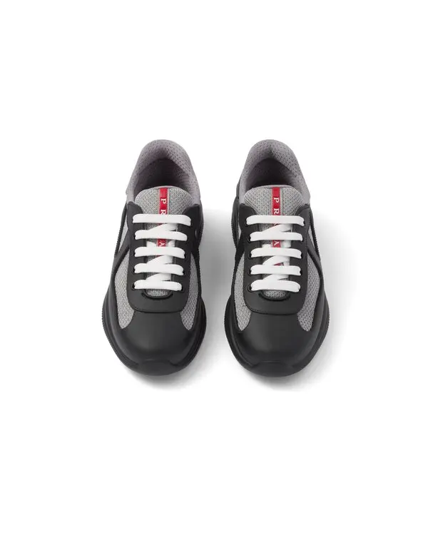 Prada America's Cup Sneakers - Black