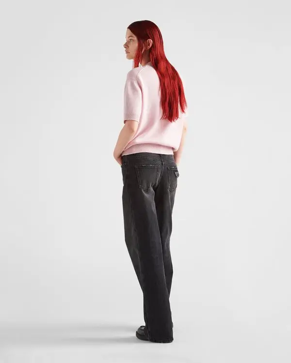 Prada Cashmere Crew-neck Sweater