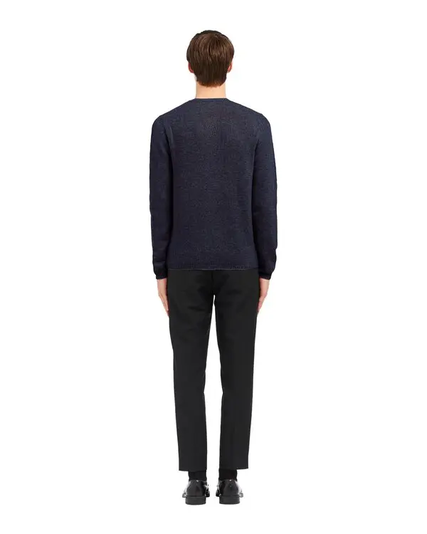 Prada Cashmere Crew-neck Sweater - Blue