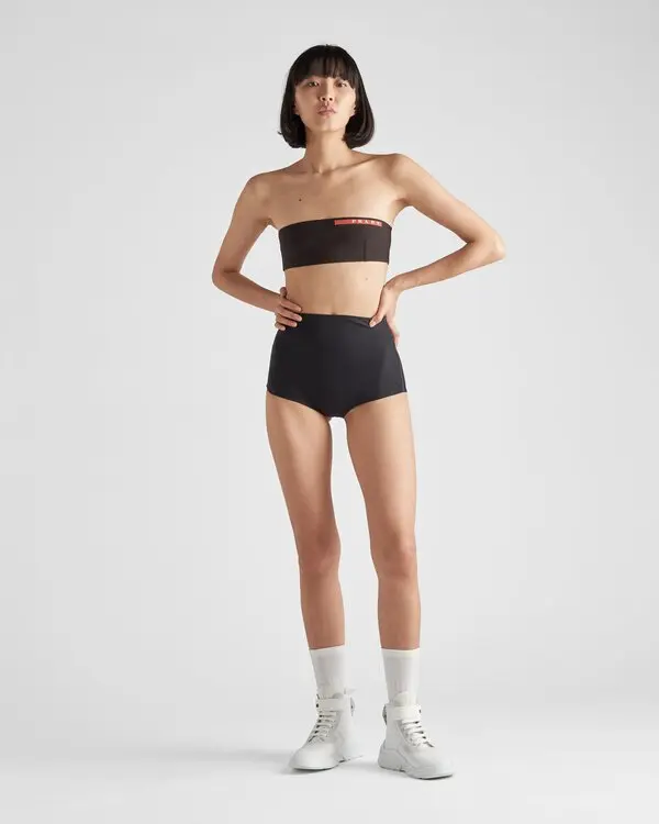 Prada Stretch Jersey Swimsuit Top