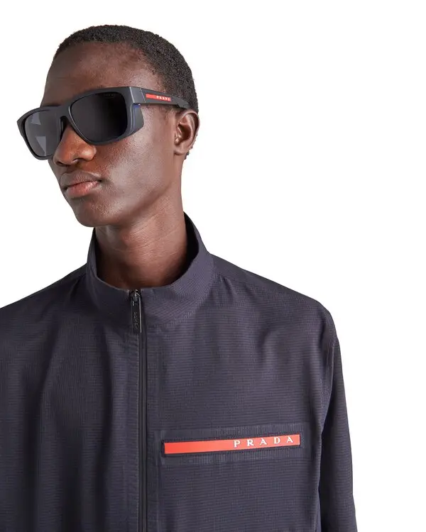 Prada Light Bi-stretch Jacket - Black | Editorialist