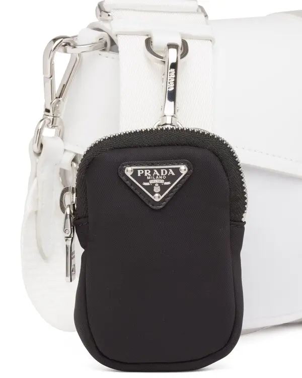 Prada Re-nylon Mini Pouch With Keychain