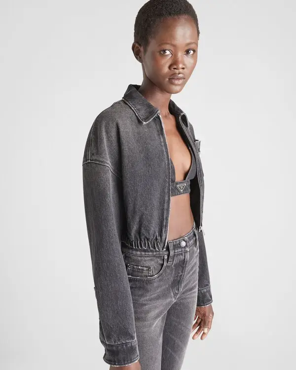 Prada Denim Blouson Jacket