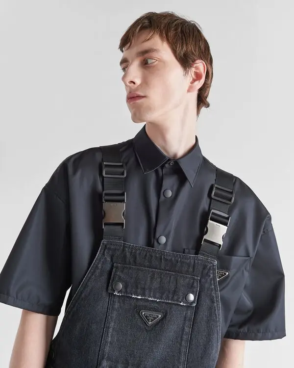 Prada Denim Jumpsuit - Black | Editorialist