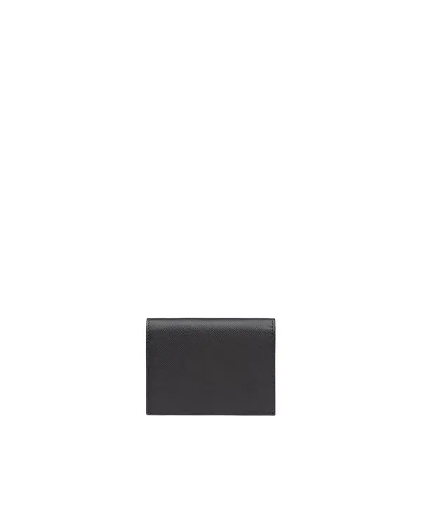 Prada Small Saffiano Leather Wallet - Black