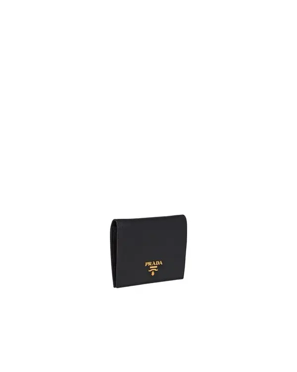 Prada Small Saffiano Leather Wallet - Black