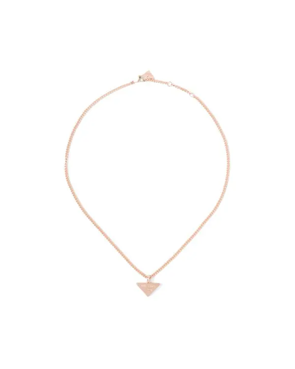 Prada Eternal Gold Pendant Necklace - Gold/silver