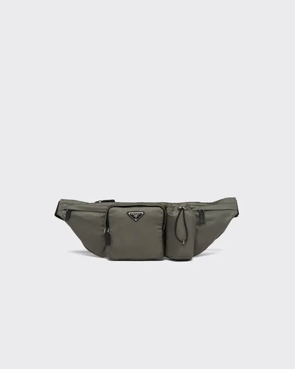 Prada Re-nylon And Saffiano Leather Belt Bag