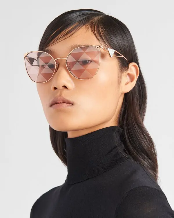 Prada Sunglasses With Triangle Logo
