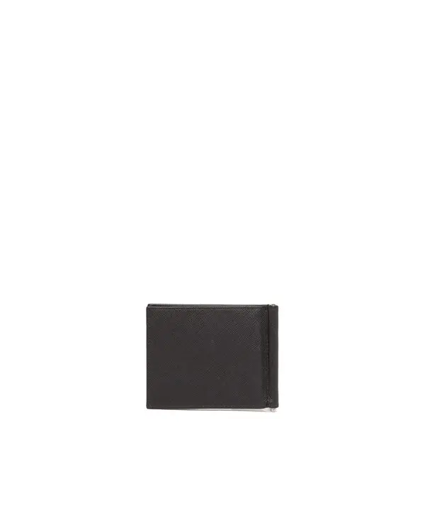 Prada Saffiano Leather Wallet - Black