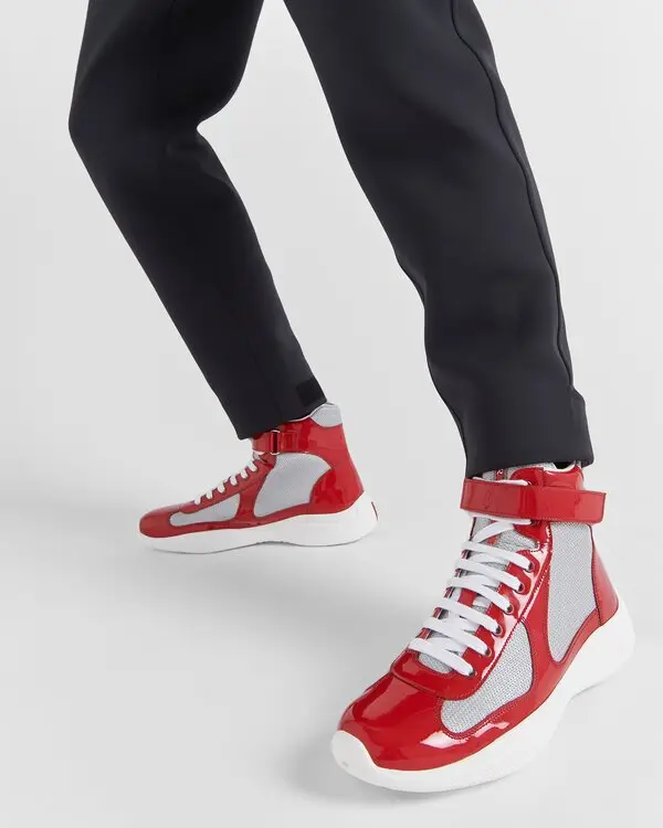 Prada America’s Cup High-top Sneakers