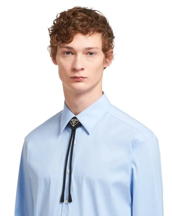 Prada Saffiano Leather Bolo Tie