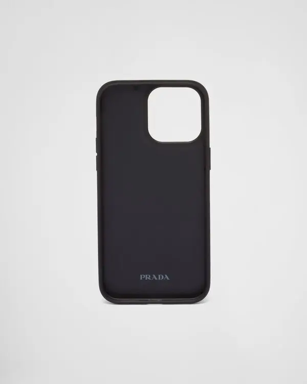 ☆極美品☆PRADA iPhone14 Pro Max用 ケース ブラック Prada Saffiano Leather Cover For Iphone 14 Pro Max - Black