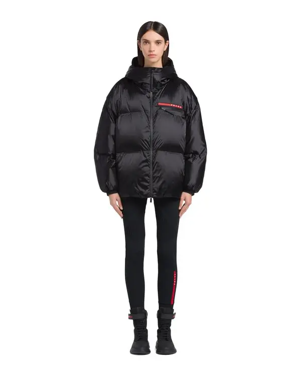 Prada Oversized Technical Re-nylon Down Jacket