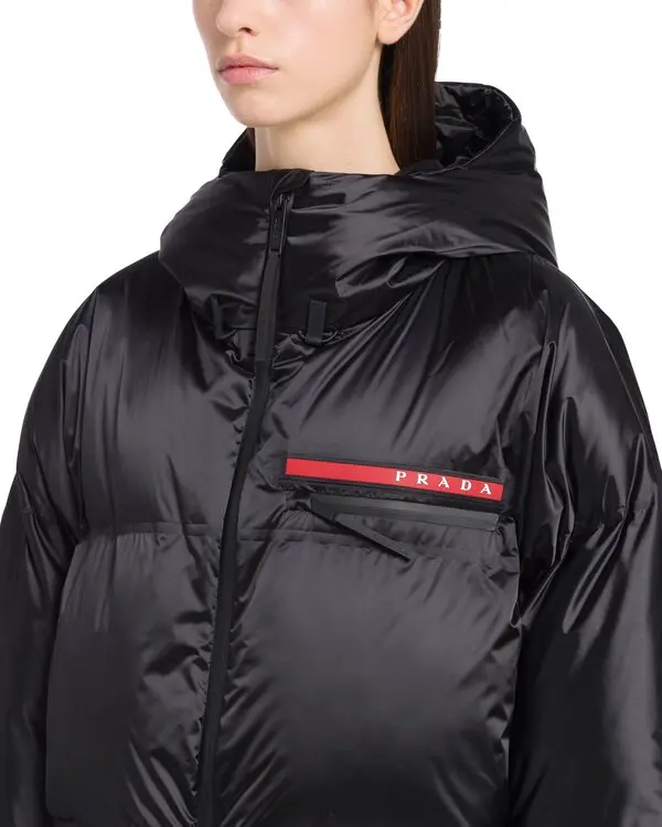 Prada Oversized Technical Re-nylon Down Jacket