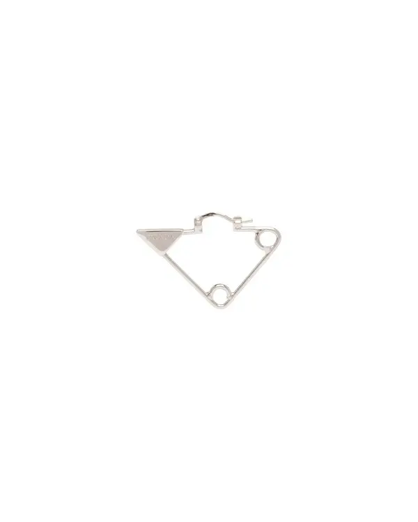Prada Symbole Single Earring - Gold/silver