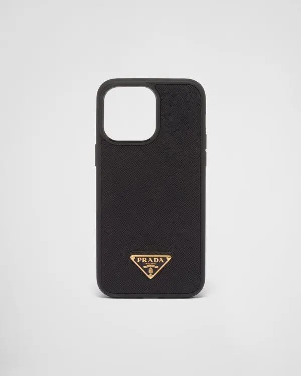 Prada Saffiano Leather Cover For Iphone 14 Pro Max