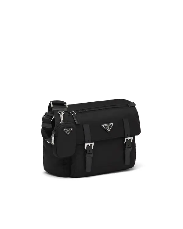 Prada Re-nylon Shoulder Bag - Black