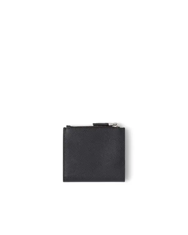 Prada Small Saffiano Leather Wallet - Black