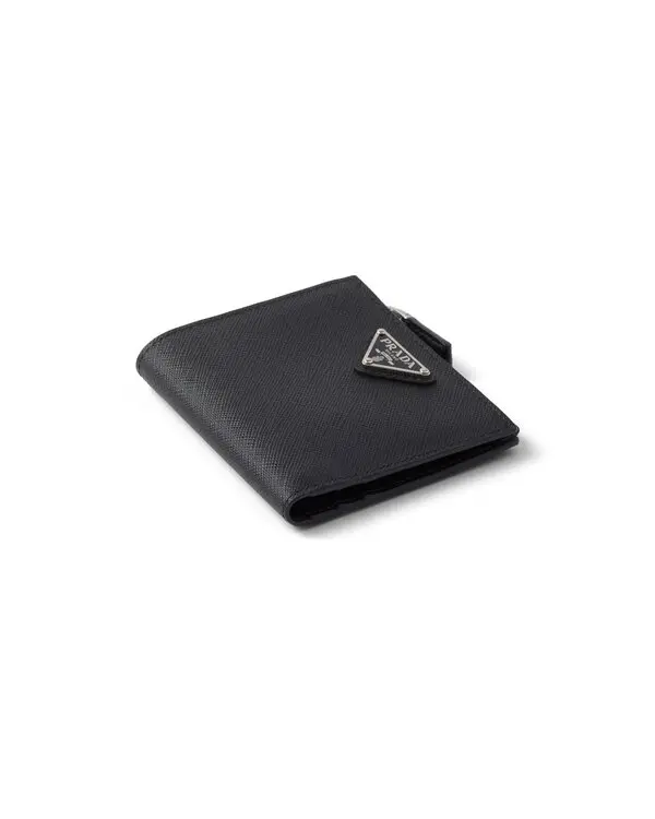 Prada Small Saffiano Leather Wallet - Black