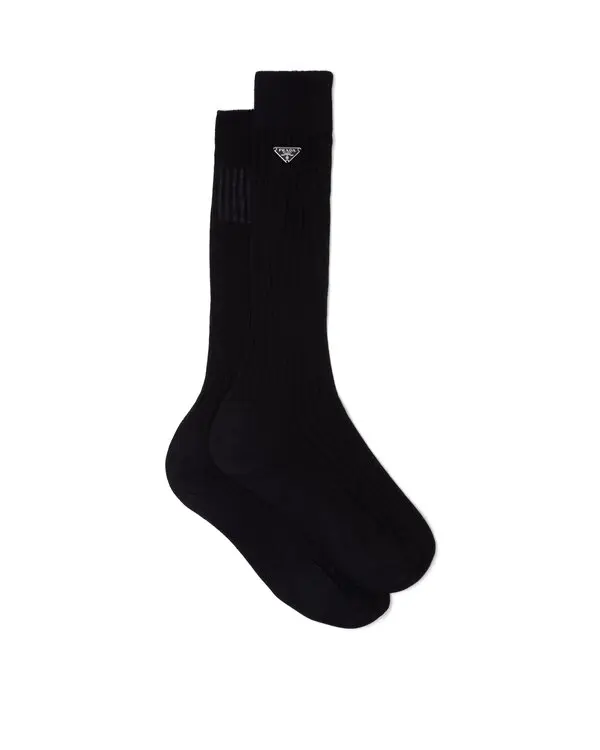 Prada Cotton Socks - Black
