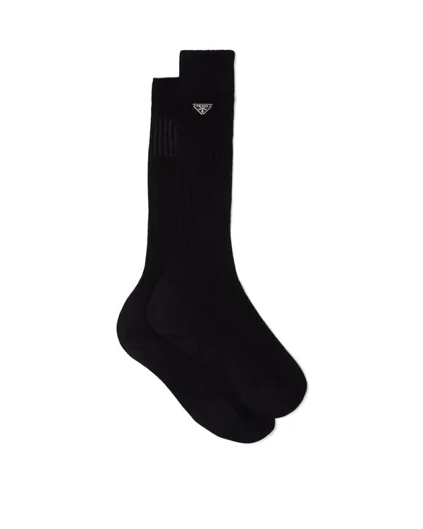 Prada Cotton Socks - Black