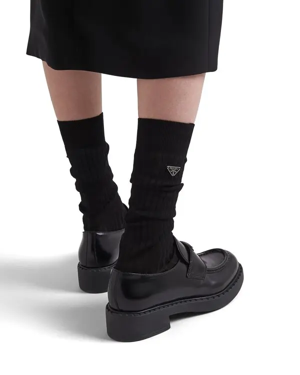 Prada Cotton Socks - Black