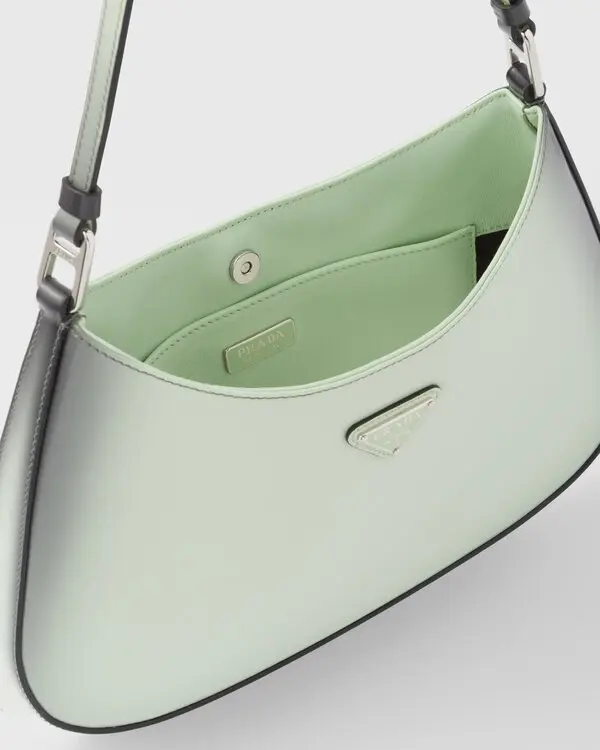 Prada Cleo Brushed Leather Shoulder Bag