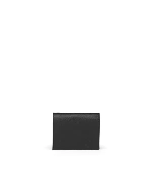 Prada Small Saffiano Leather Wallet - Black