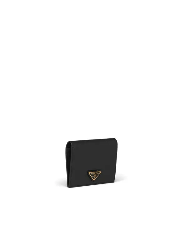 Prada Small Saffiano Leather Wallet - Black