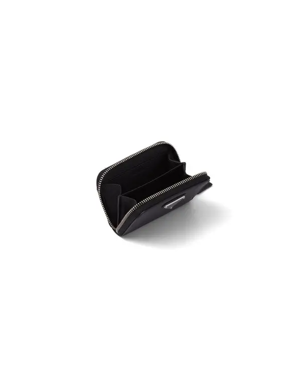 Prada Saffiano Coin Purse - Black