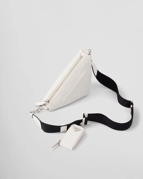 Prada Triangle Leather Shoulder Bag