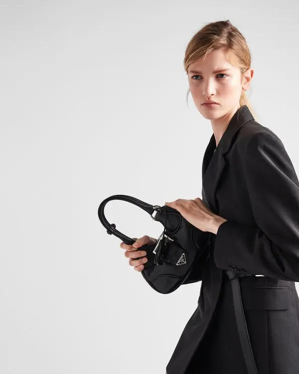 Prada Moon Padded Leather Bag - Black | Editorialist