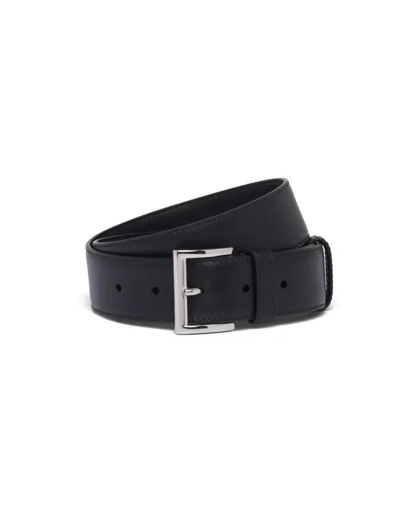 Prada Leather Belt - Black