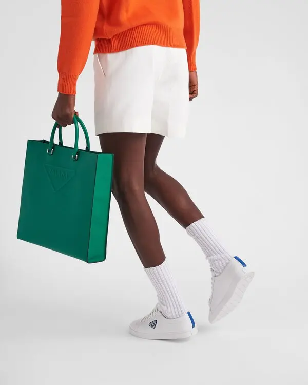 Prada Brushed Leather Sneakers