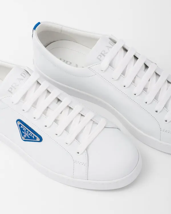 Prada Brushed Leather Sneakers