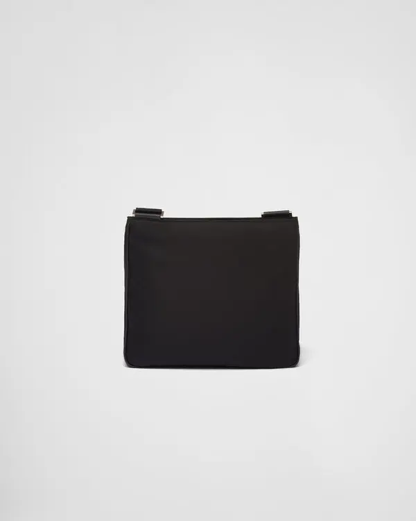 Prada Re-nylon And Saffiano Shoulder Bag - Black