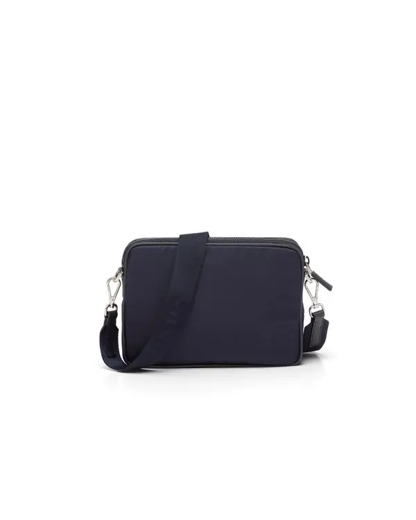 Prada Re-nylon And Saffiano Leather Shoulder Bag - Blue