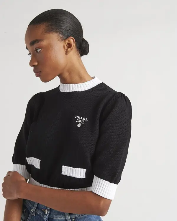 Prada Cotton Crew-neck Sweater