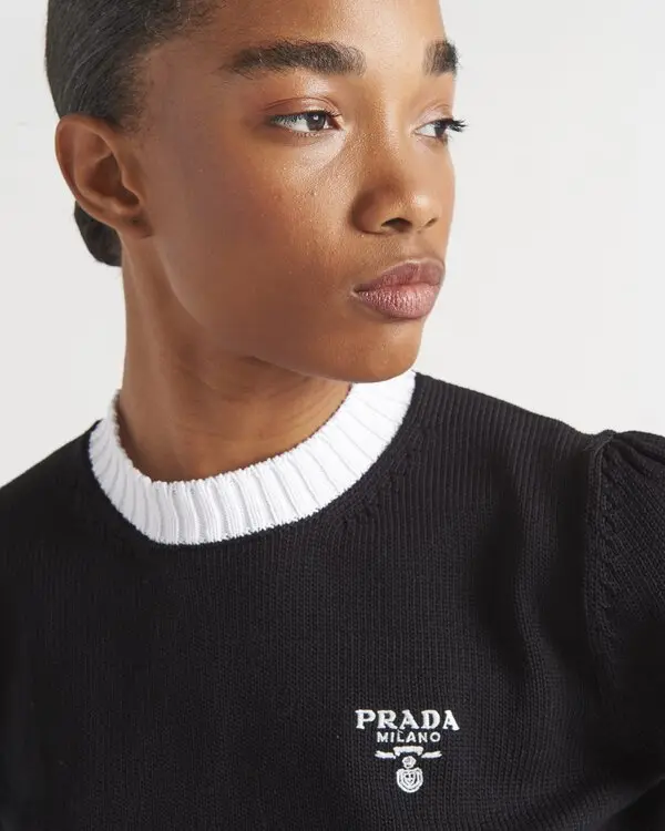 Prada Cotton Crew-neck Sweater