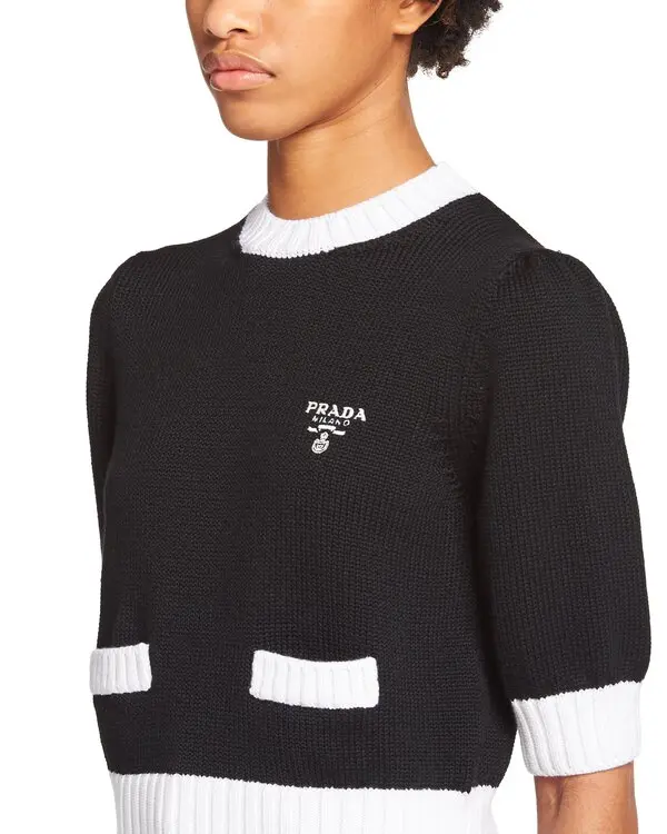 Prada Cotton Crew-neck Sweater
