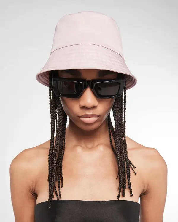 Prada Re-nylon Bucket Hat - Alabaster Pink