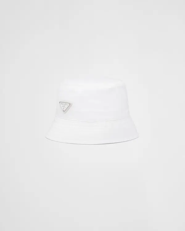Prada Re-nylon Bucket Hat - White