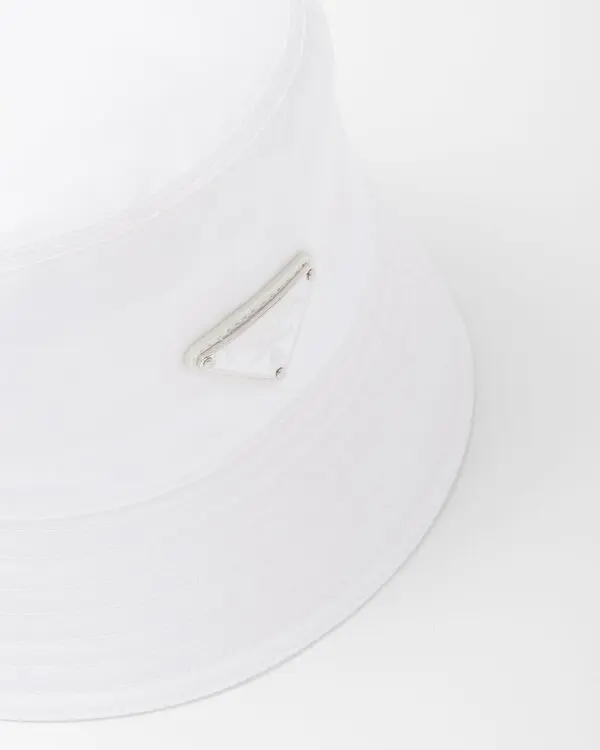 Prada Re-nylon Bucket Hat - White