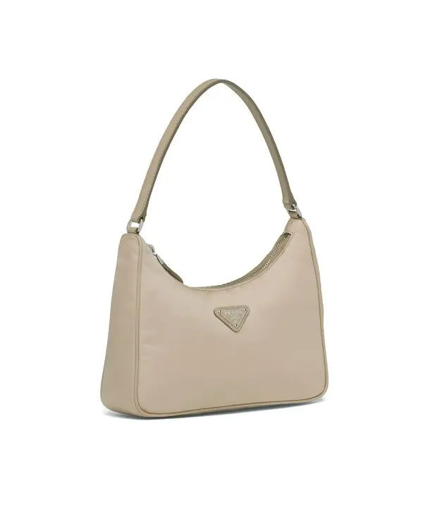 Prada Re-edition 2005 Re-nylon And Saffiano Mini Bag - Neutral