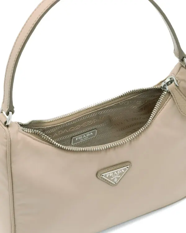 Prada Re-edition 2005 Re-nylon And Saffiano Mini Bag - Neutral
